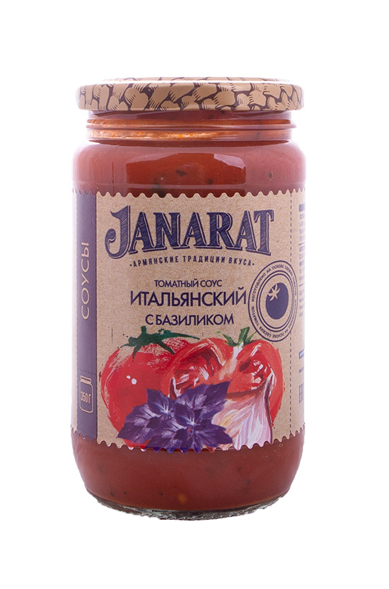 Томатный соус Итальянский с базиликом Janarat 350 мл